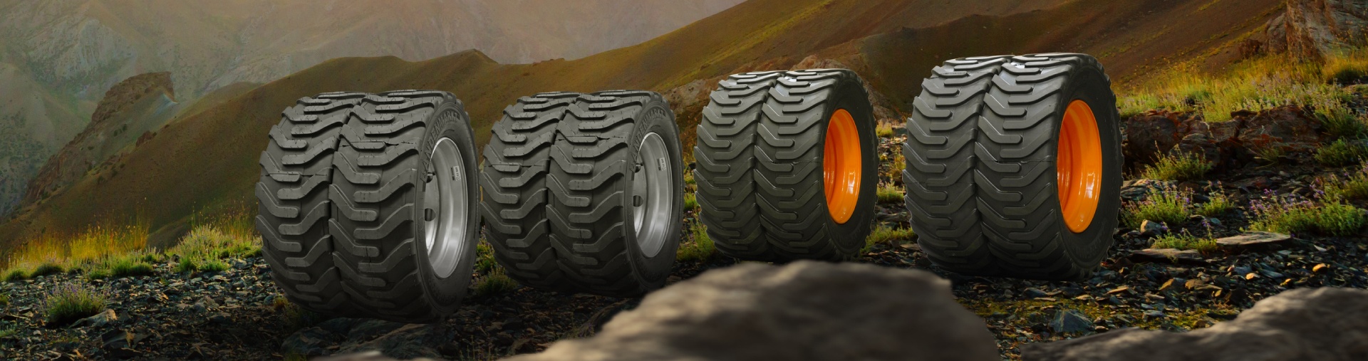 The perfect dual assembly tyres for your Excavator – HBI Tyres & Wheels